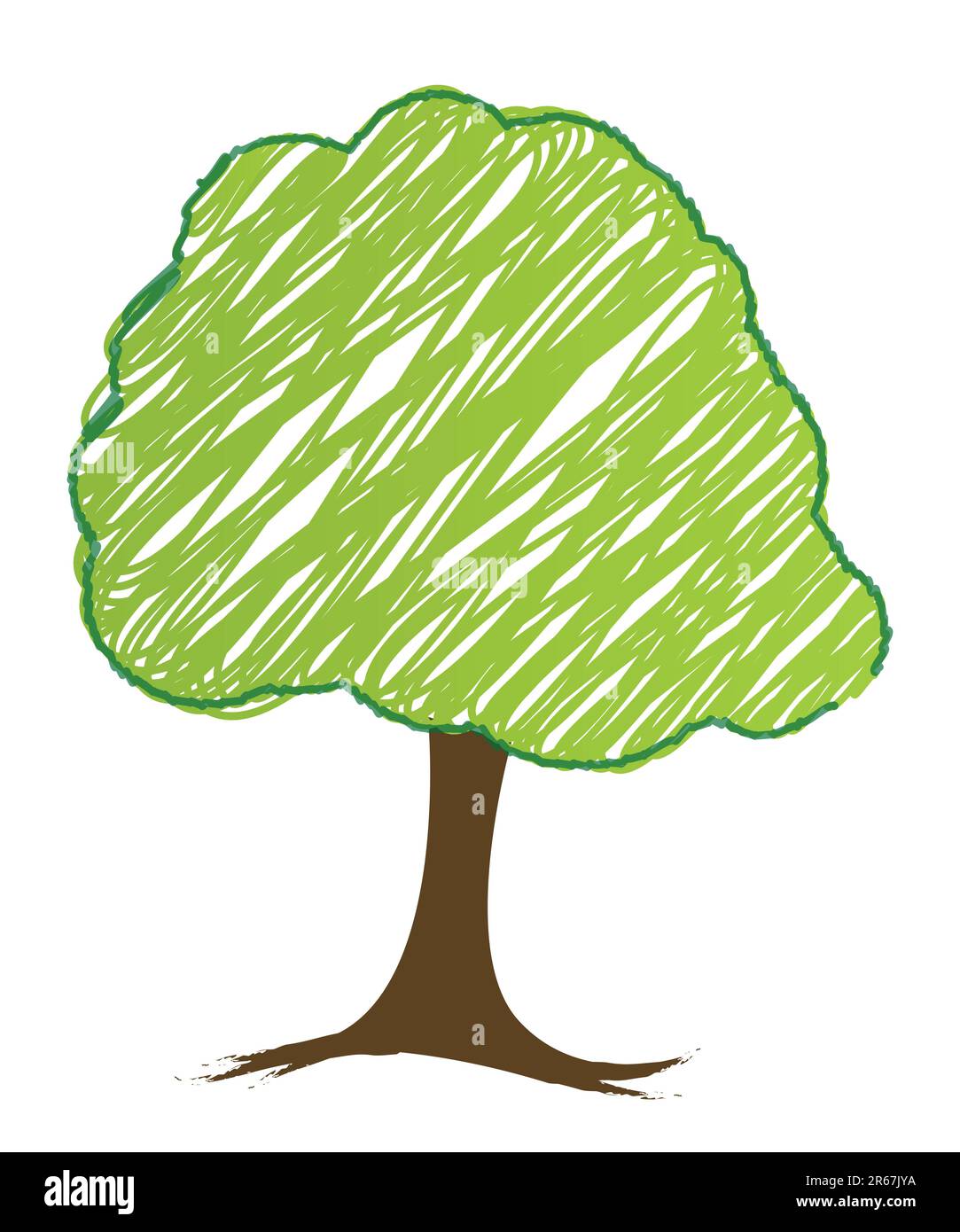 vector tree design, easily editable vector illustration Stock Vector ...