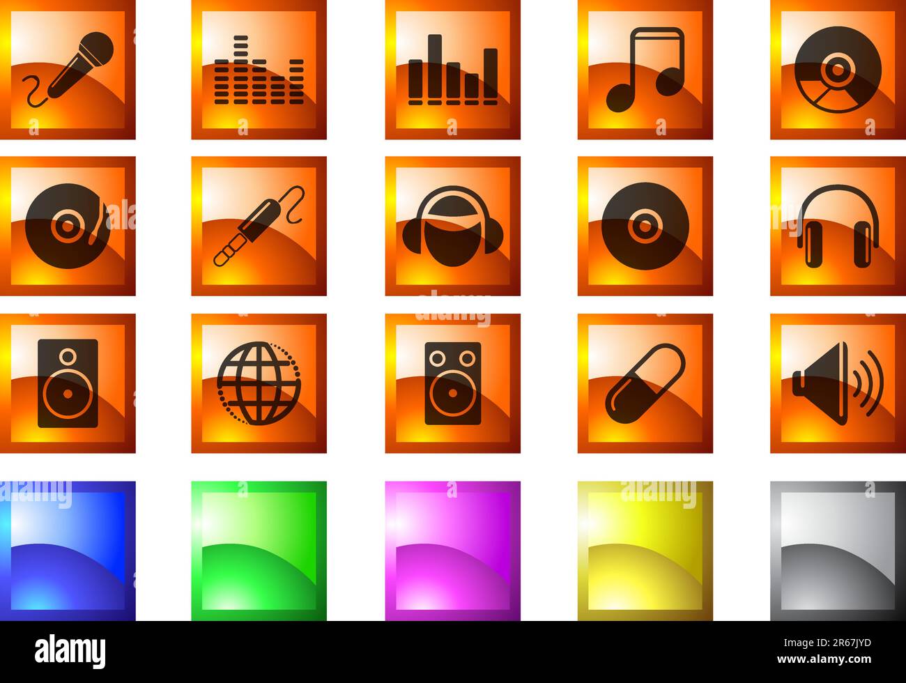 Music and Dance icons Stock Vector Image & Art - Alamy