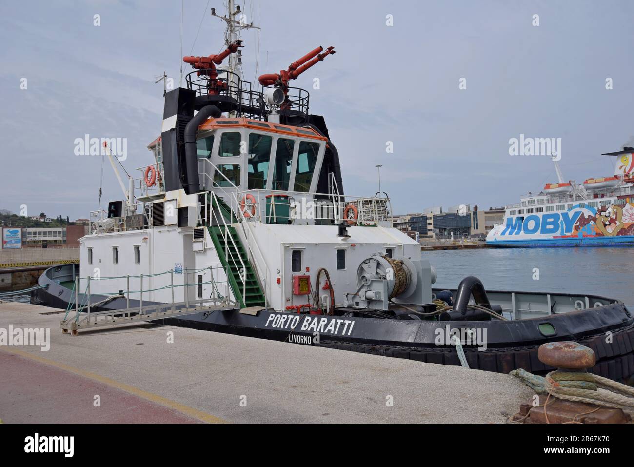 The tractor Tug Porto Baratti owned by Neri Group Marine Services ...