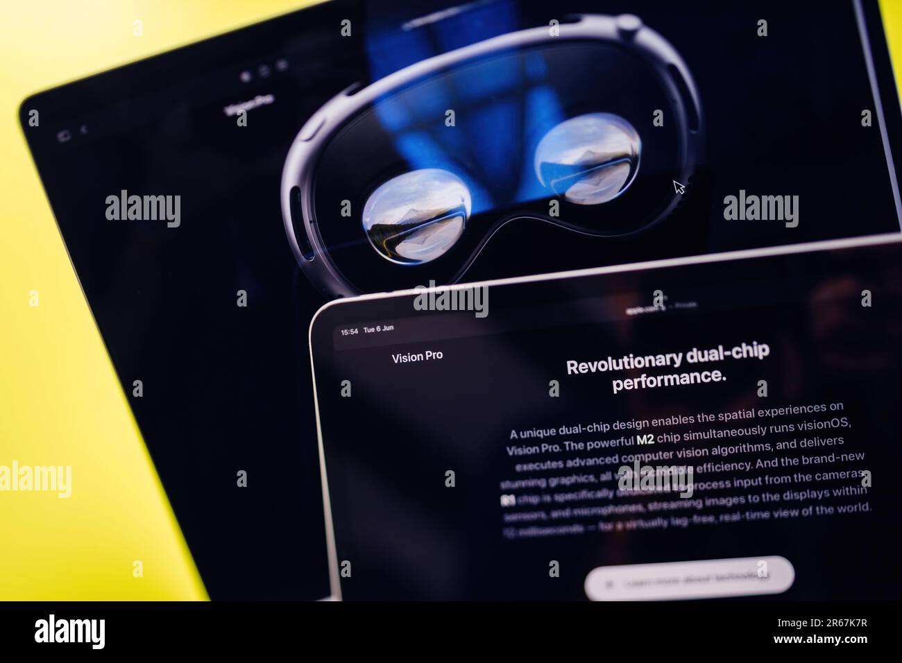 Paris, France - Jun 6, 2023: Revolutionary dual chip performance ...