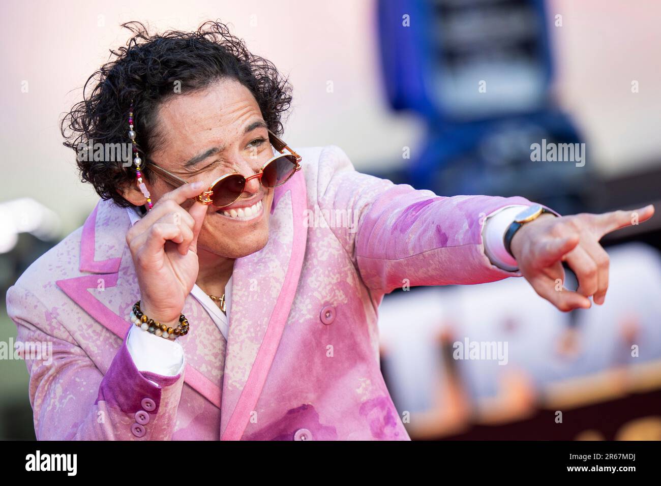 Anthony Ramos poses for photographers upon arrival at the premiere of ...