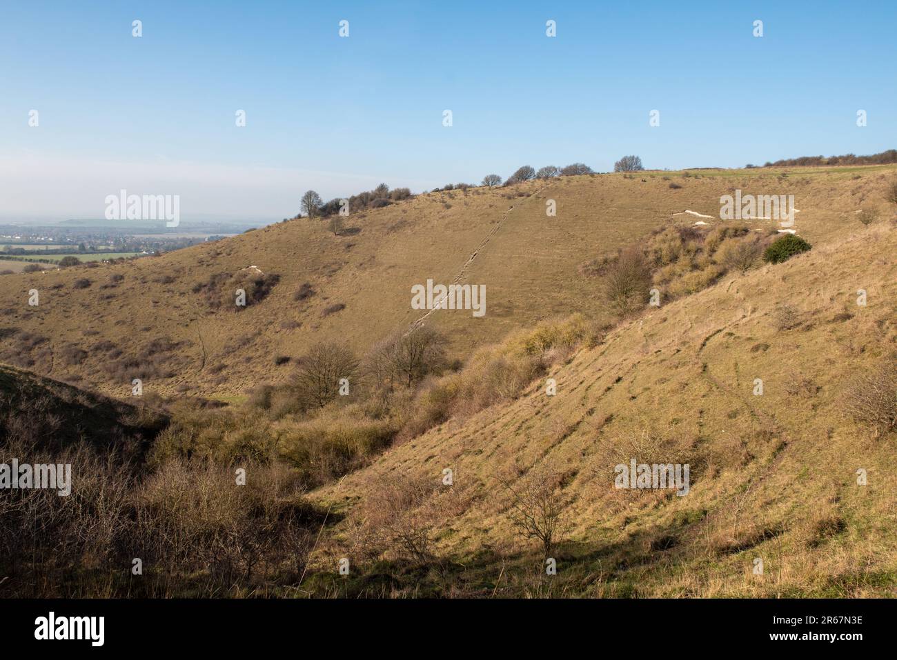 Rolling hills at Ivinghoe Beacon, Buckinghamshire Stock Photo - Alamy