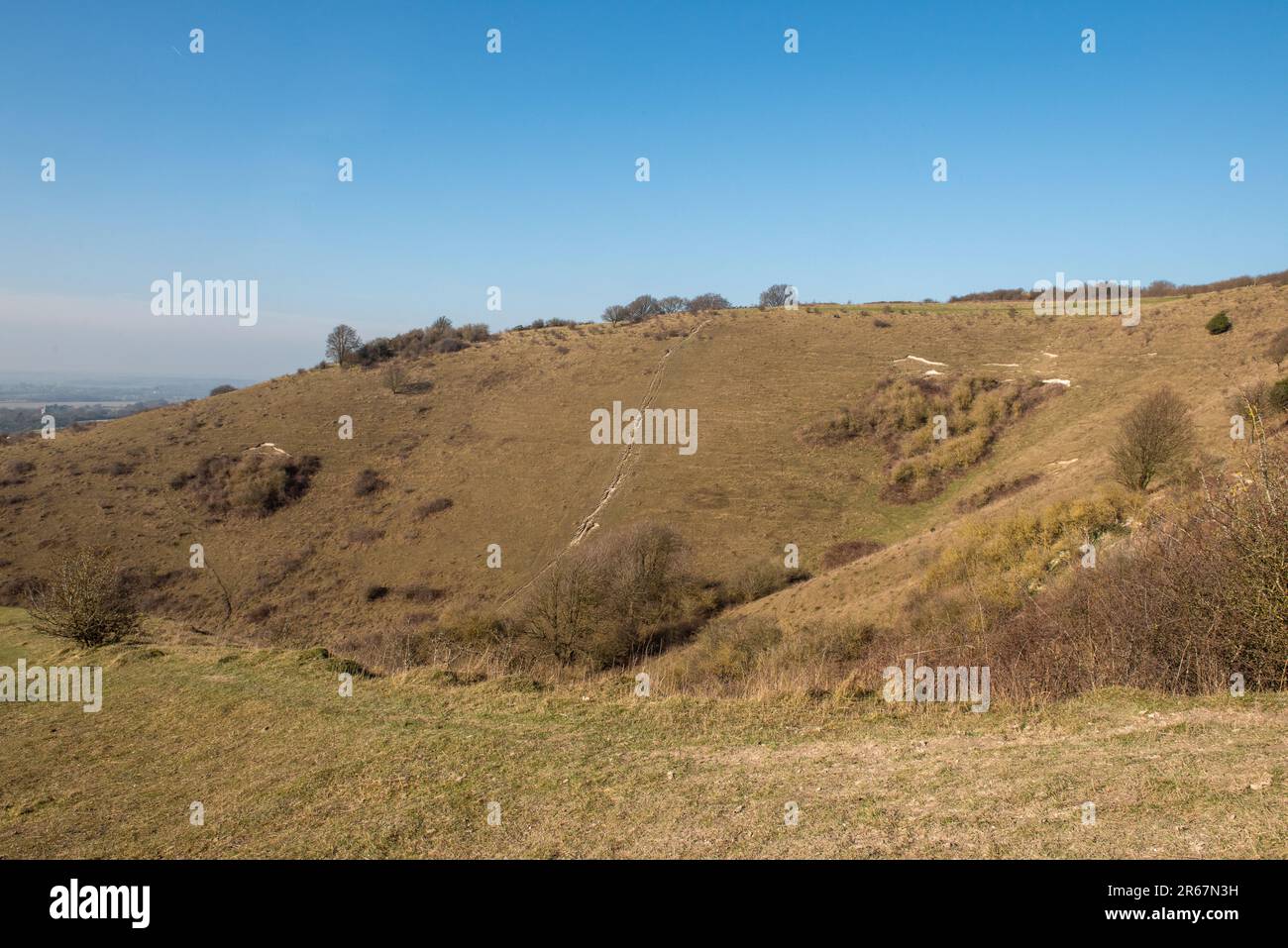 Rolling hills at Ivinghoe Beacon, Buckinghamshire Stock Photo - Alamy