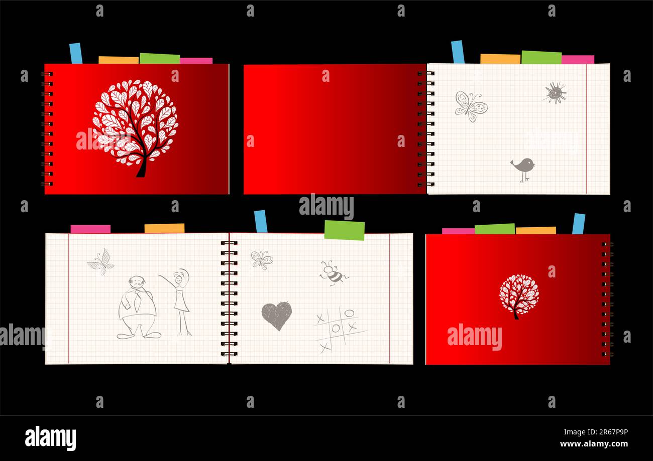 Design pages Stock Vector Images - Alamy