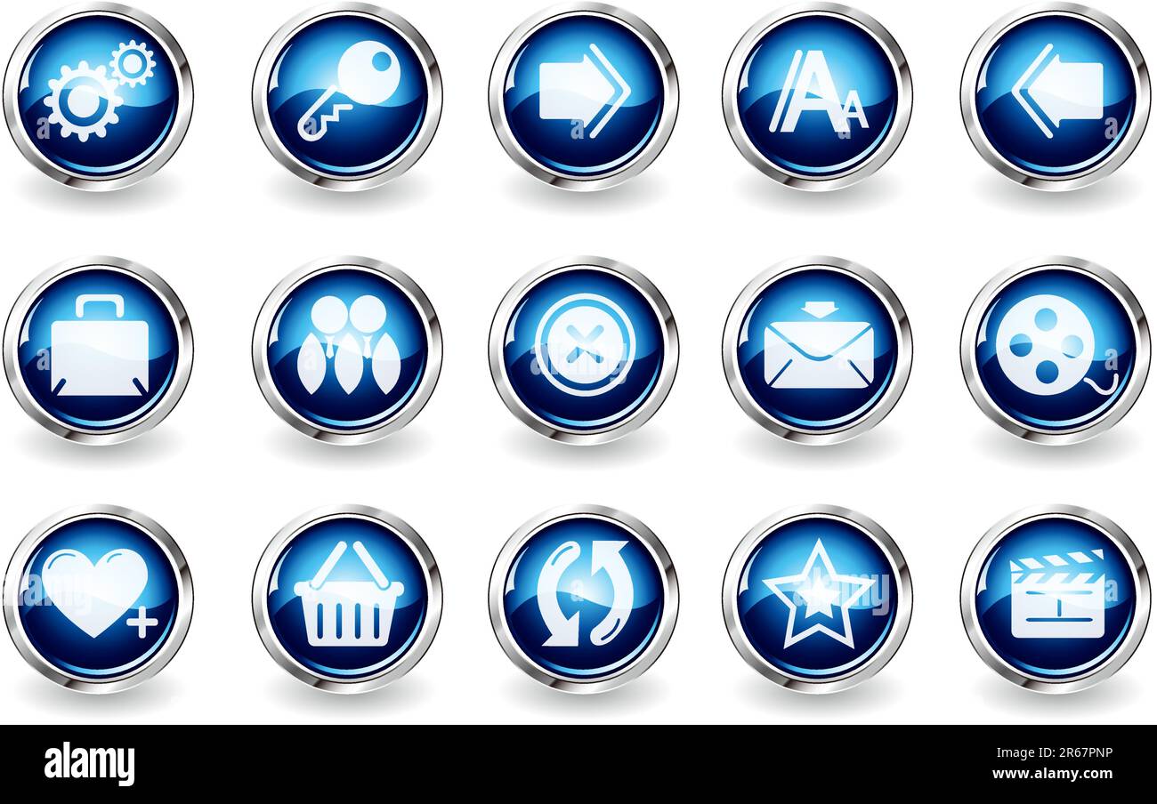 website and internet icons Stock Vector Image & Art - Alamy