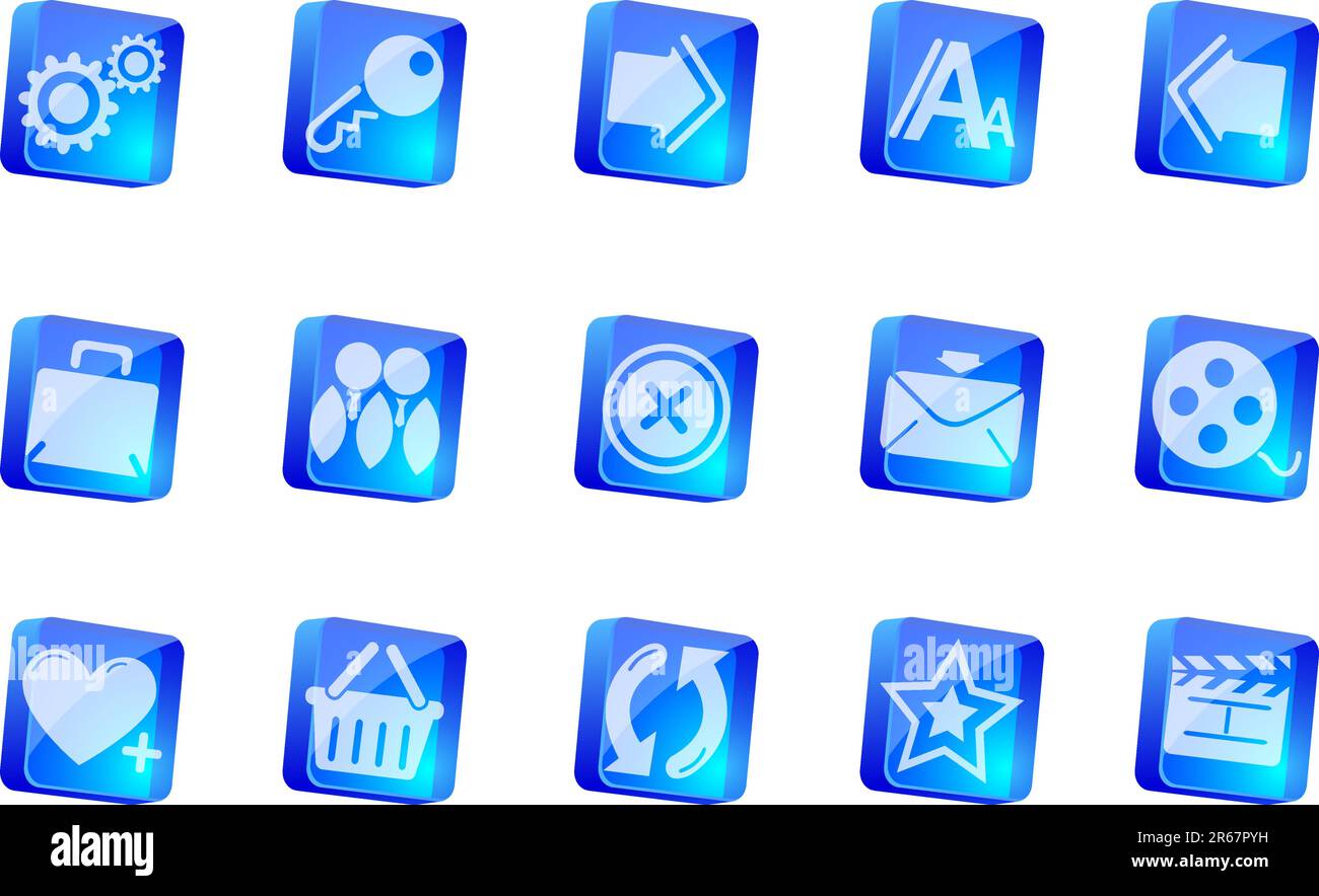 Blue transparent bag Stock Vector Images - Alamy