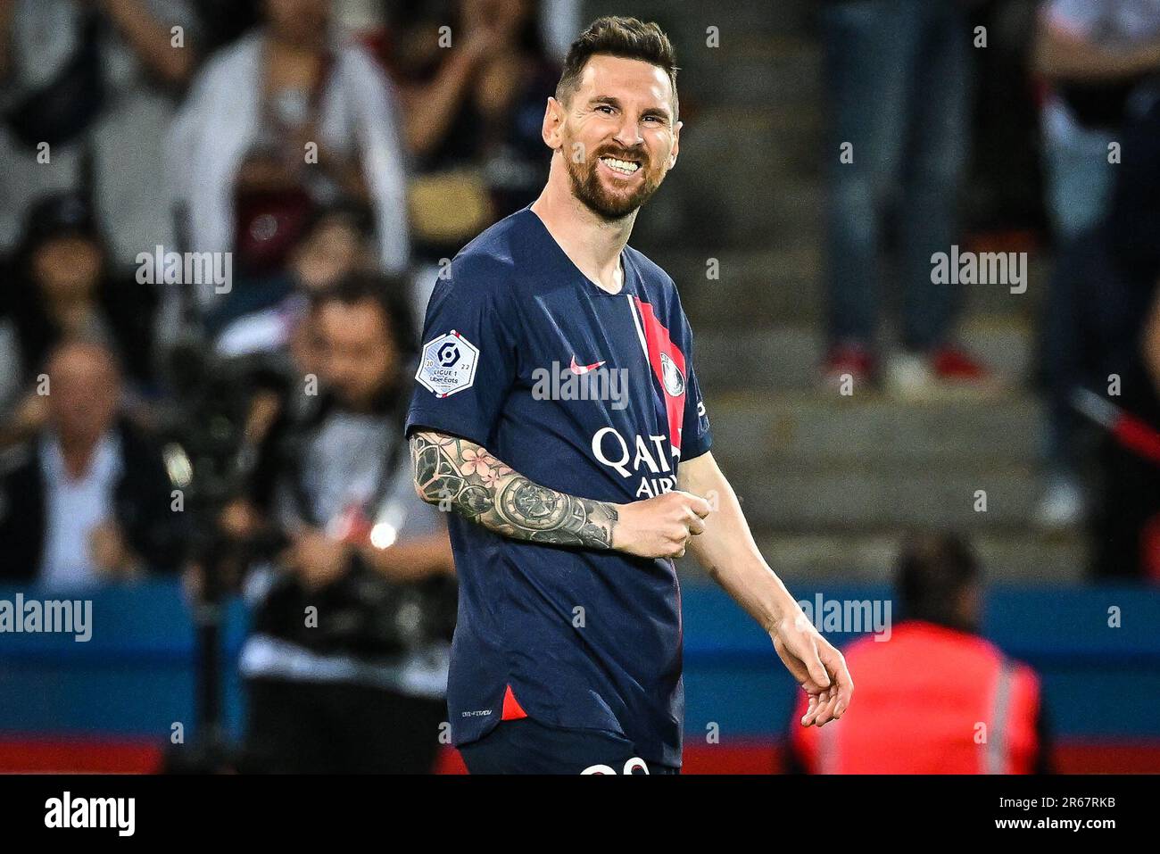 Paris, France. 7th June, 2023. Messi during match between Paris Saint ...