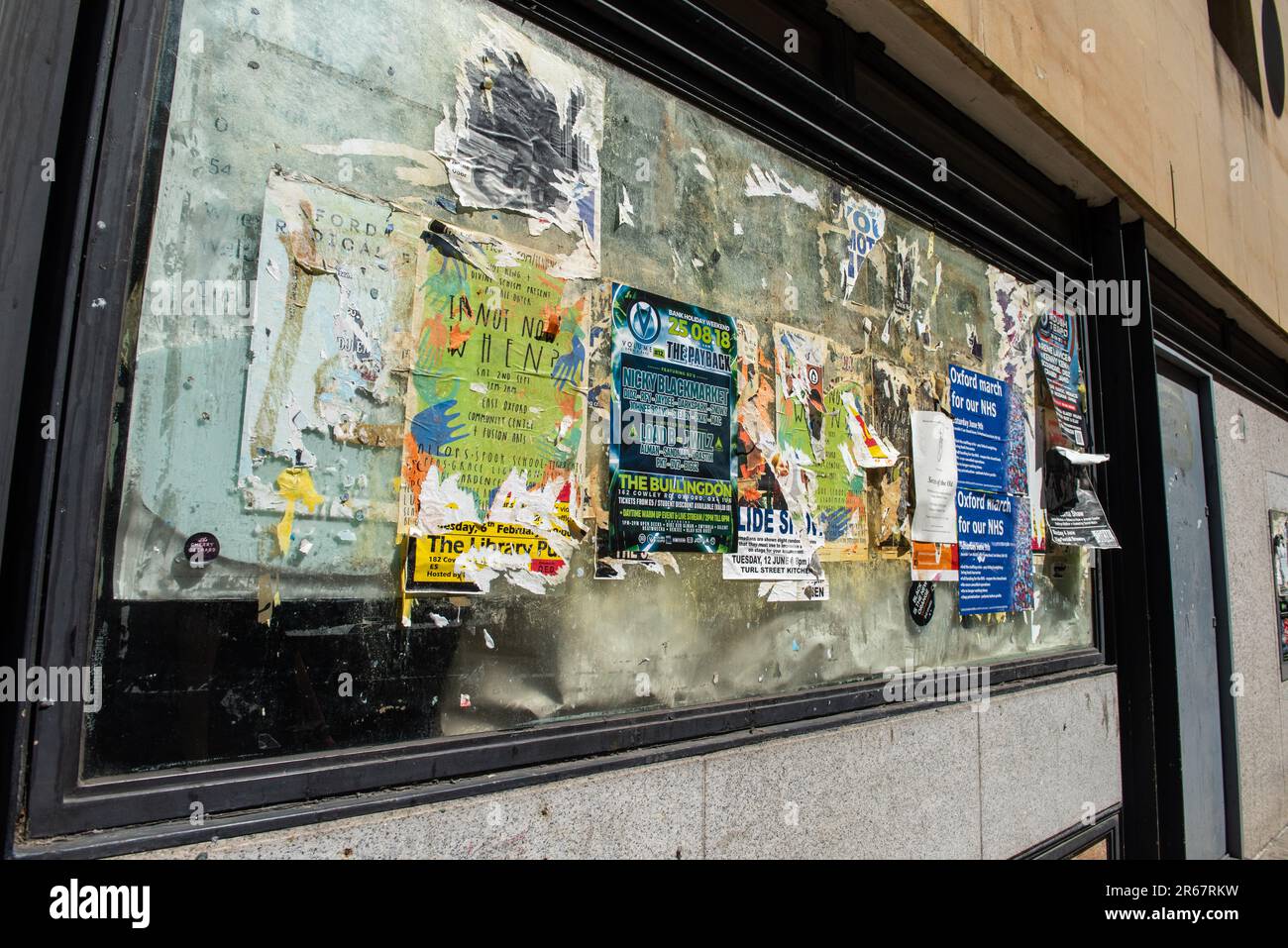 Old tattered notice board hi-res stock photography and images - Alamy