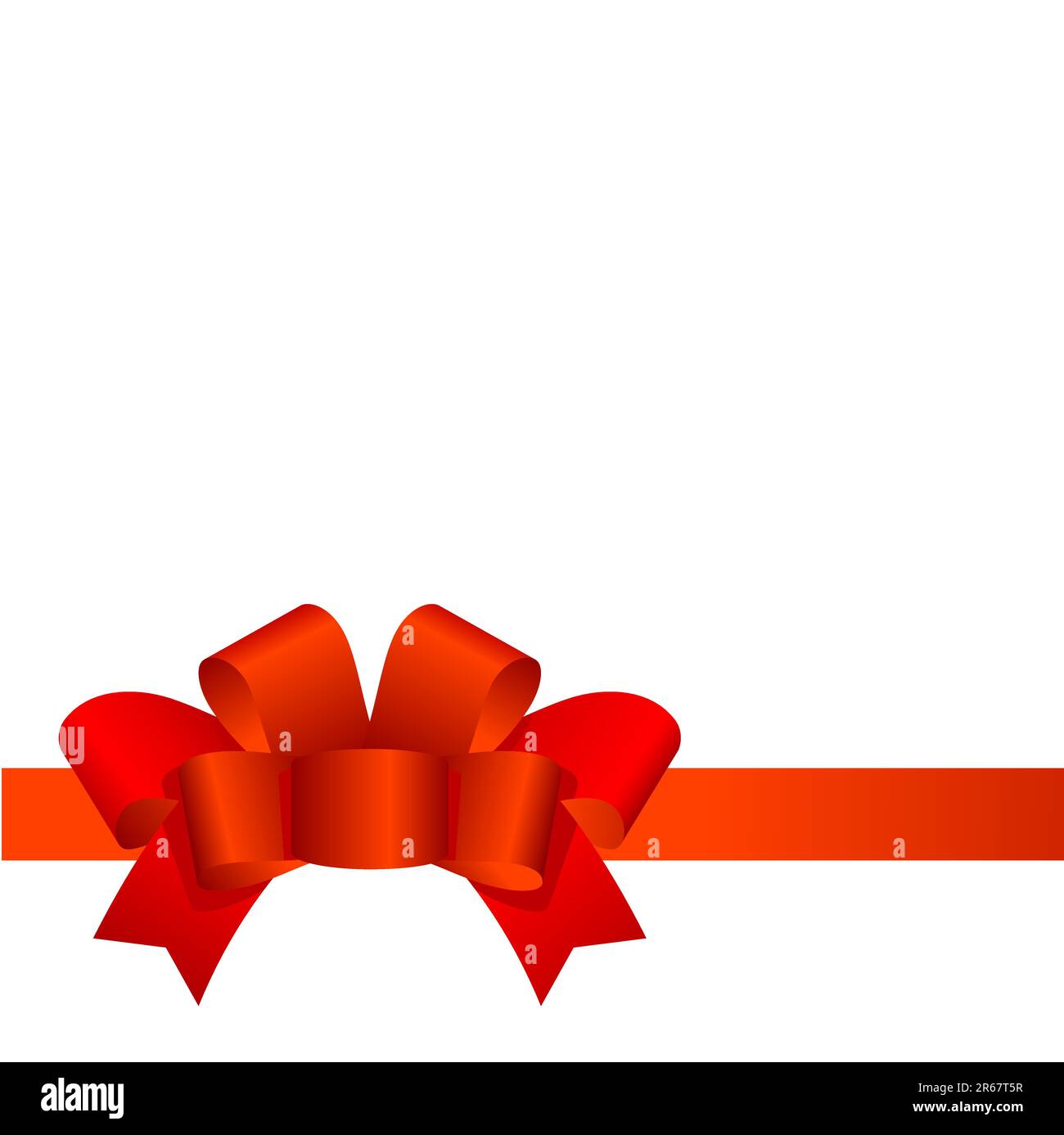 Red Bow fully editable vector illustration Stock Vector Image & Art - Alamy