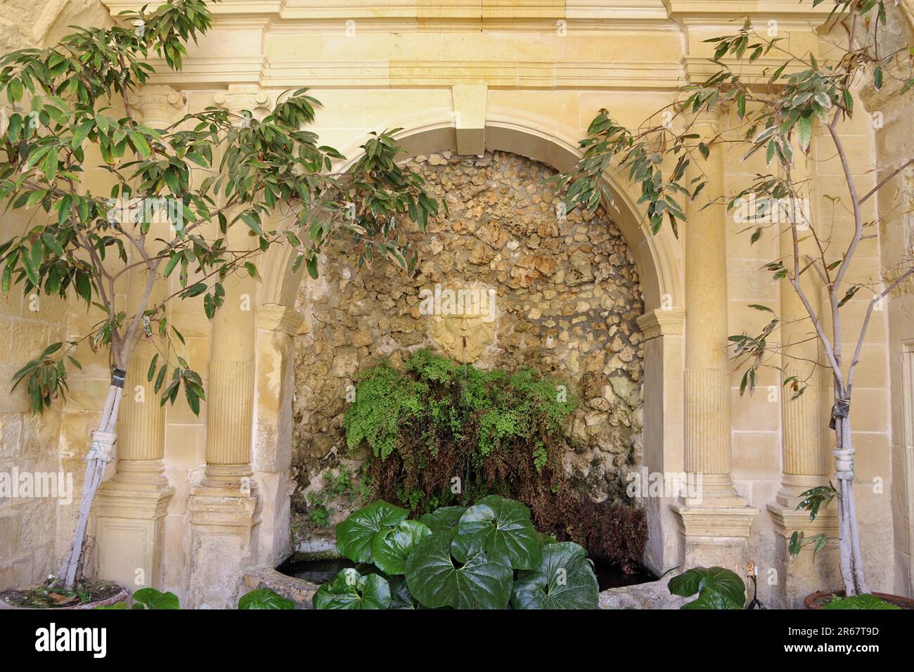 The fountain is located within the Magisterial Palace within Fort St ...