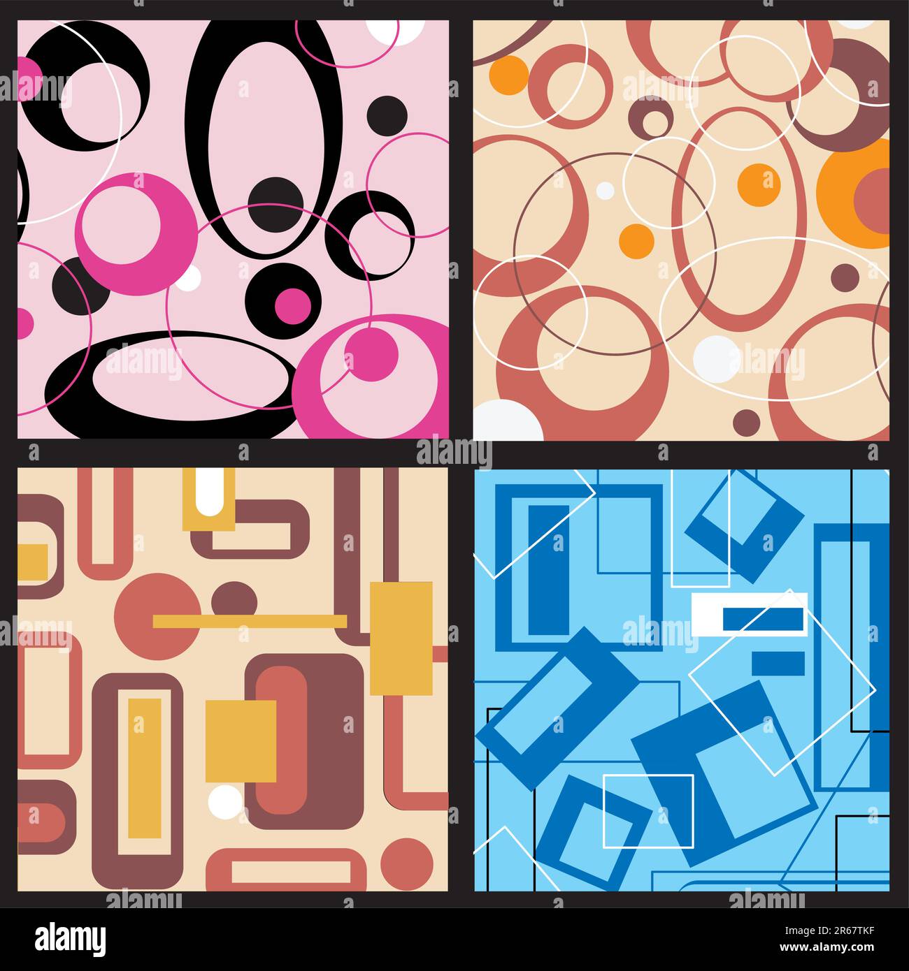 colorful retro background Stock Vector Image & Art - Alamy