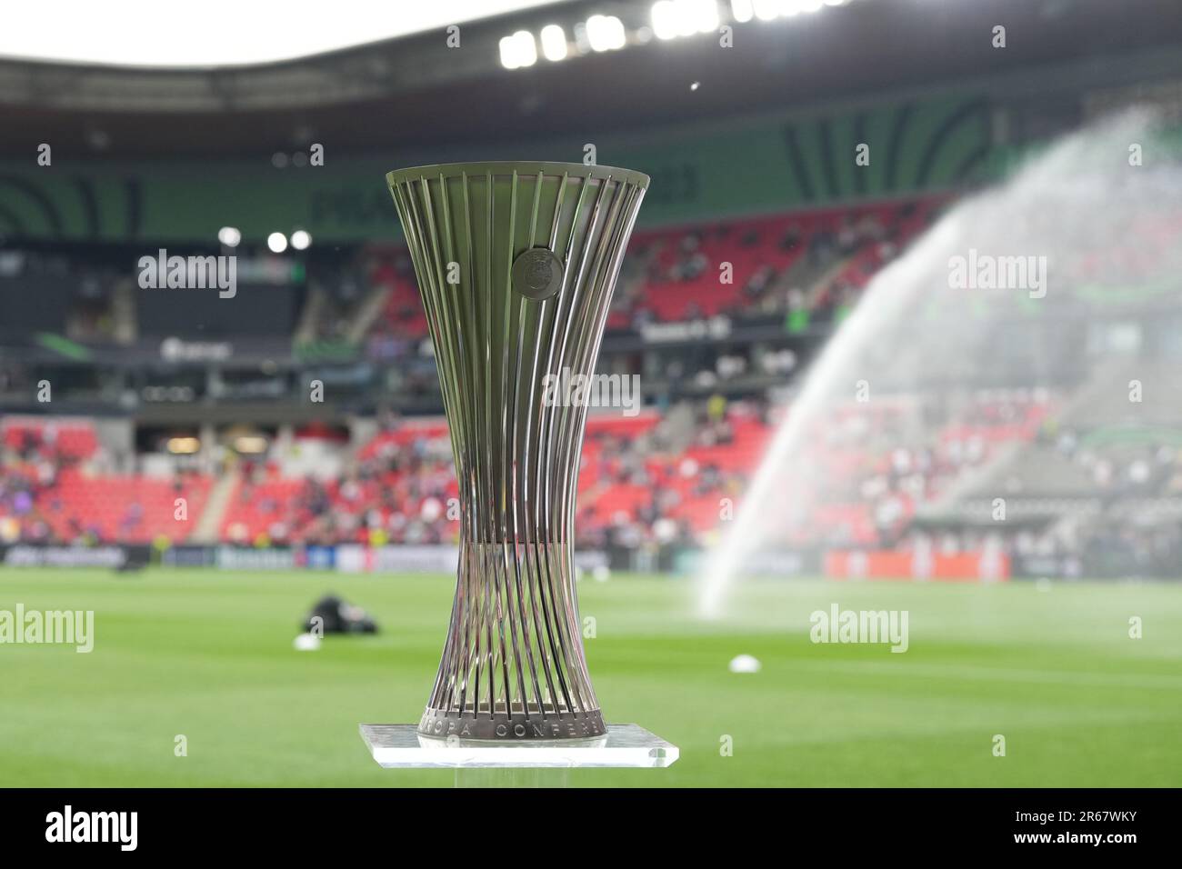 Europa conference league trophy hi-res stock photography and images - Alamy