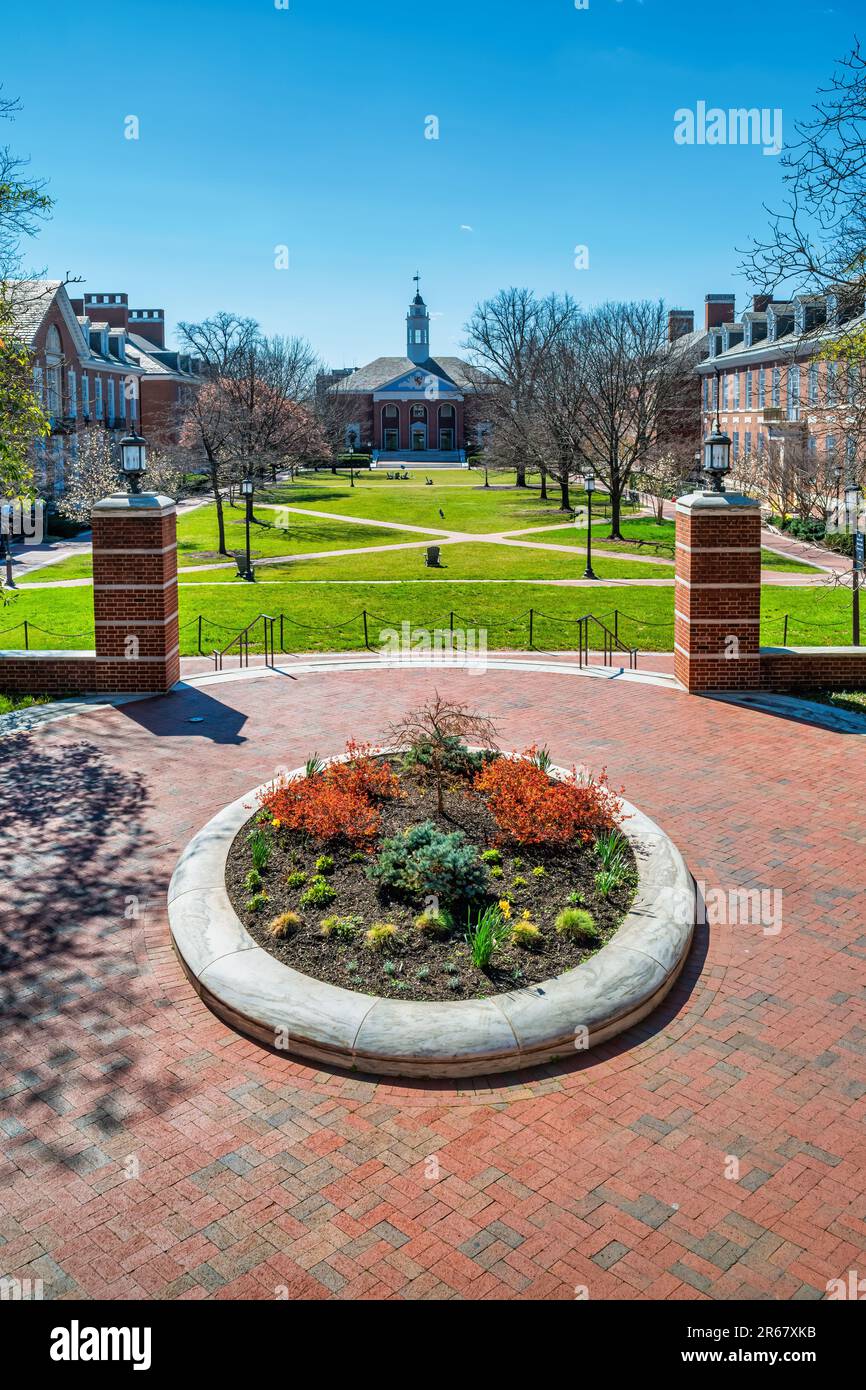 Johns Hopkins University campus in Baltimore, Maryland, USA Stock Photo ...
