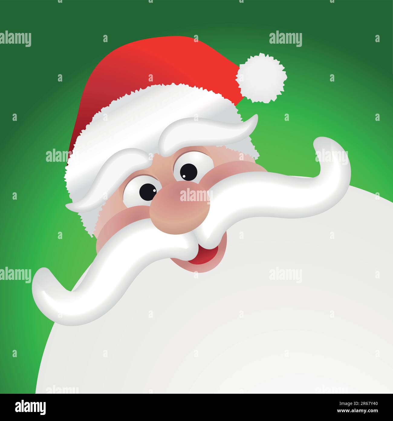 Christmas background with Santas face Stock Vector Image & Art - Alamy