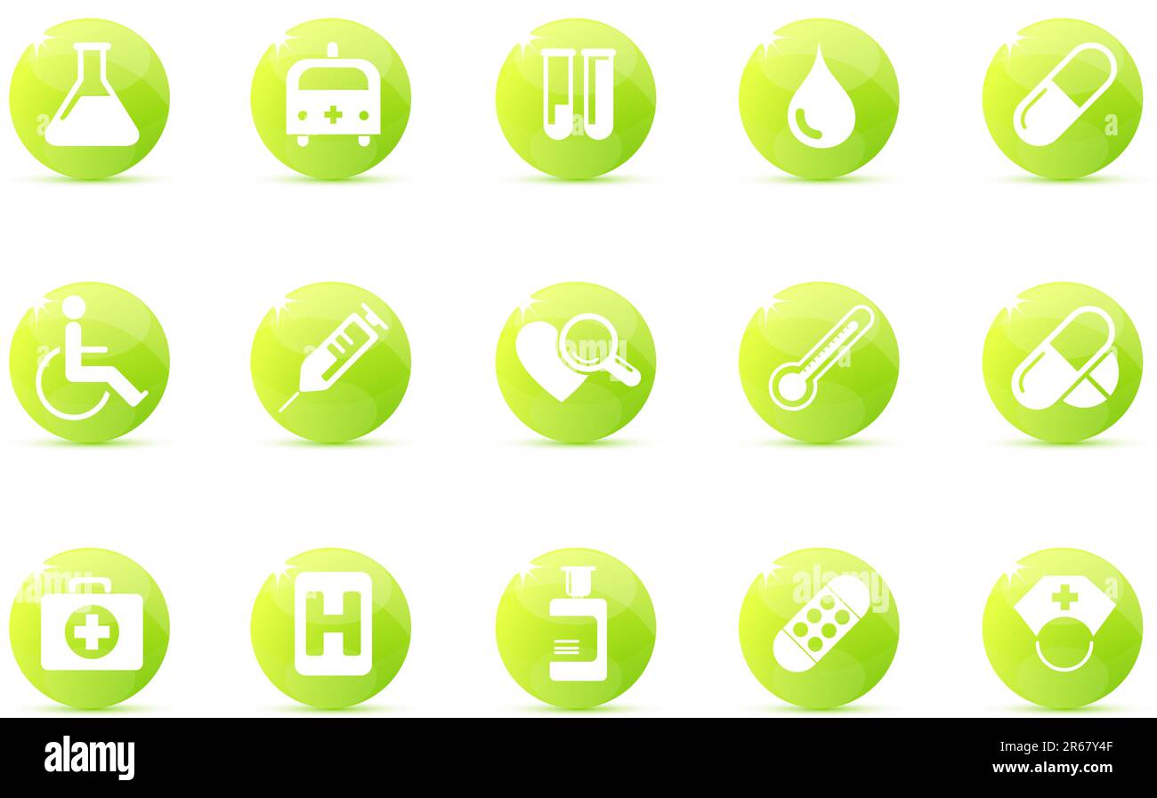 Healthcare and Pharma icons Stock Vector Image & Art - Alamy