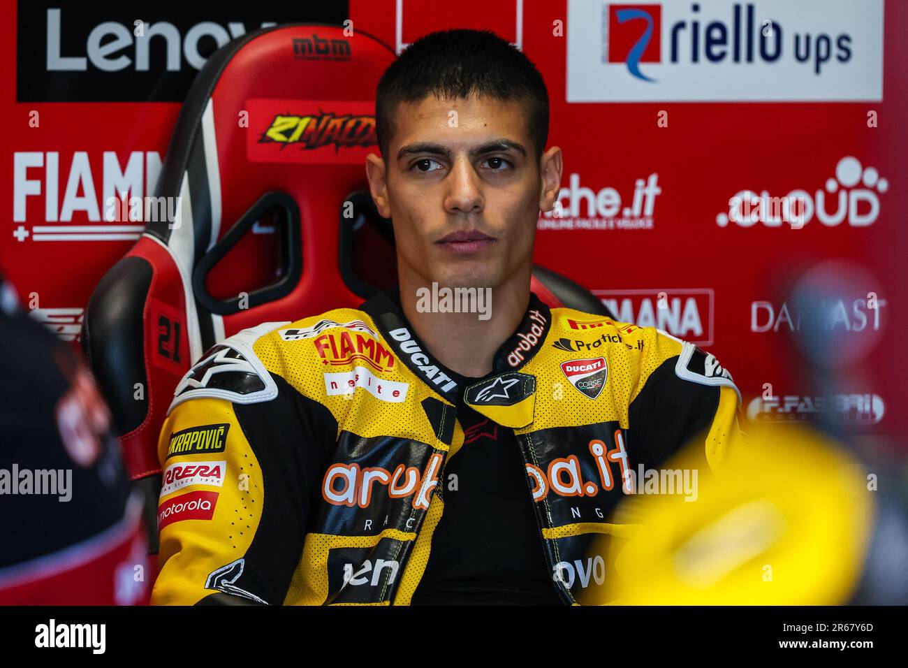 Michael Ruben Rinaldi of Aruba.it Racing - Ducati seen during the FIM ...