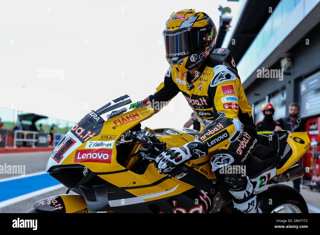 Michael Ruben Rinaldi of Aruba.it Racing - Ducati with Ducati Panigale ...