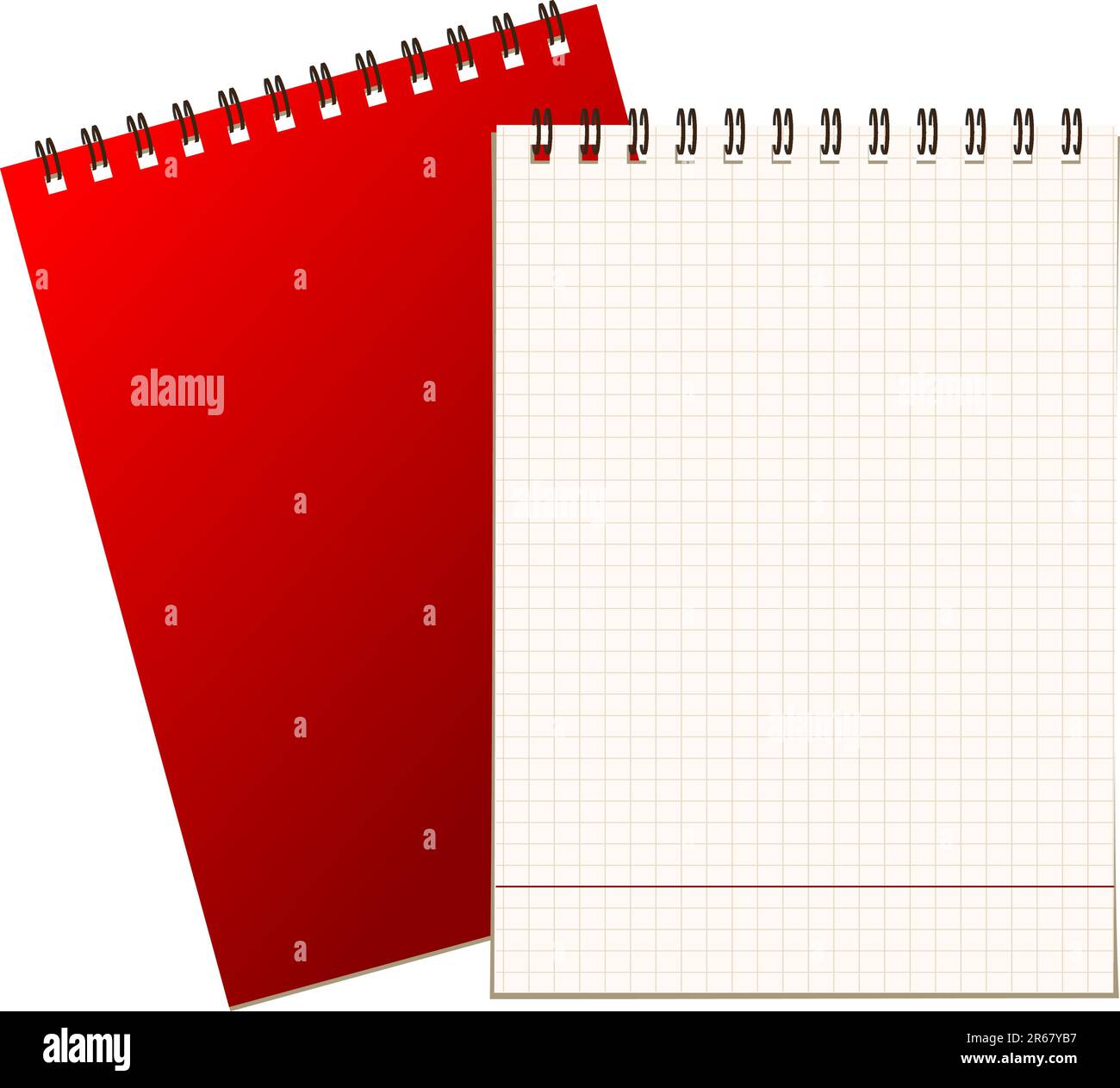Notebook cover and page for your design Stock Vector Image & Art - Alamy
