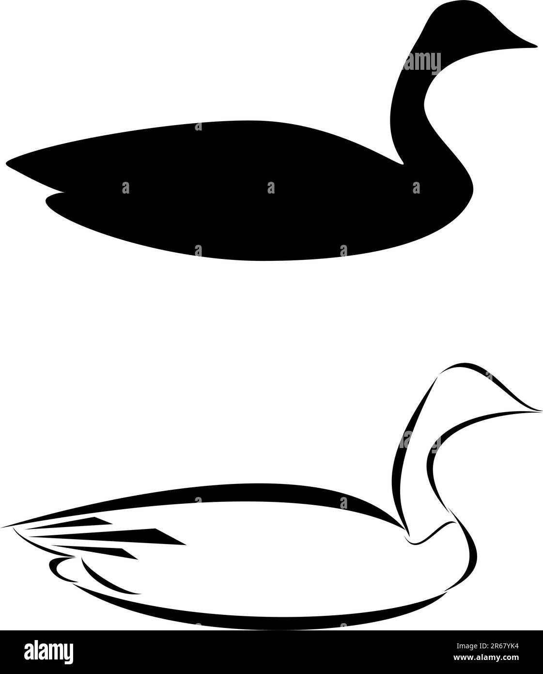 A tribal canadian goose tattoo Stock Vector Image & Art - Alamy