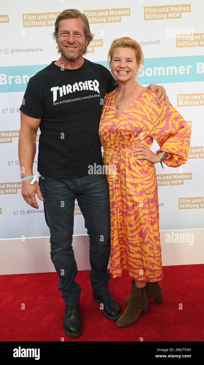 Cologne, Germany. 06th June, 2023. Actor Henning Baum, Annette Frier, l ...