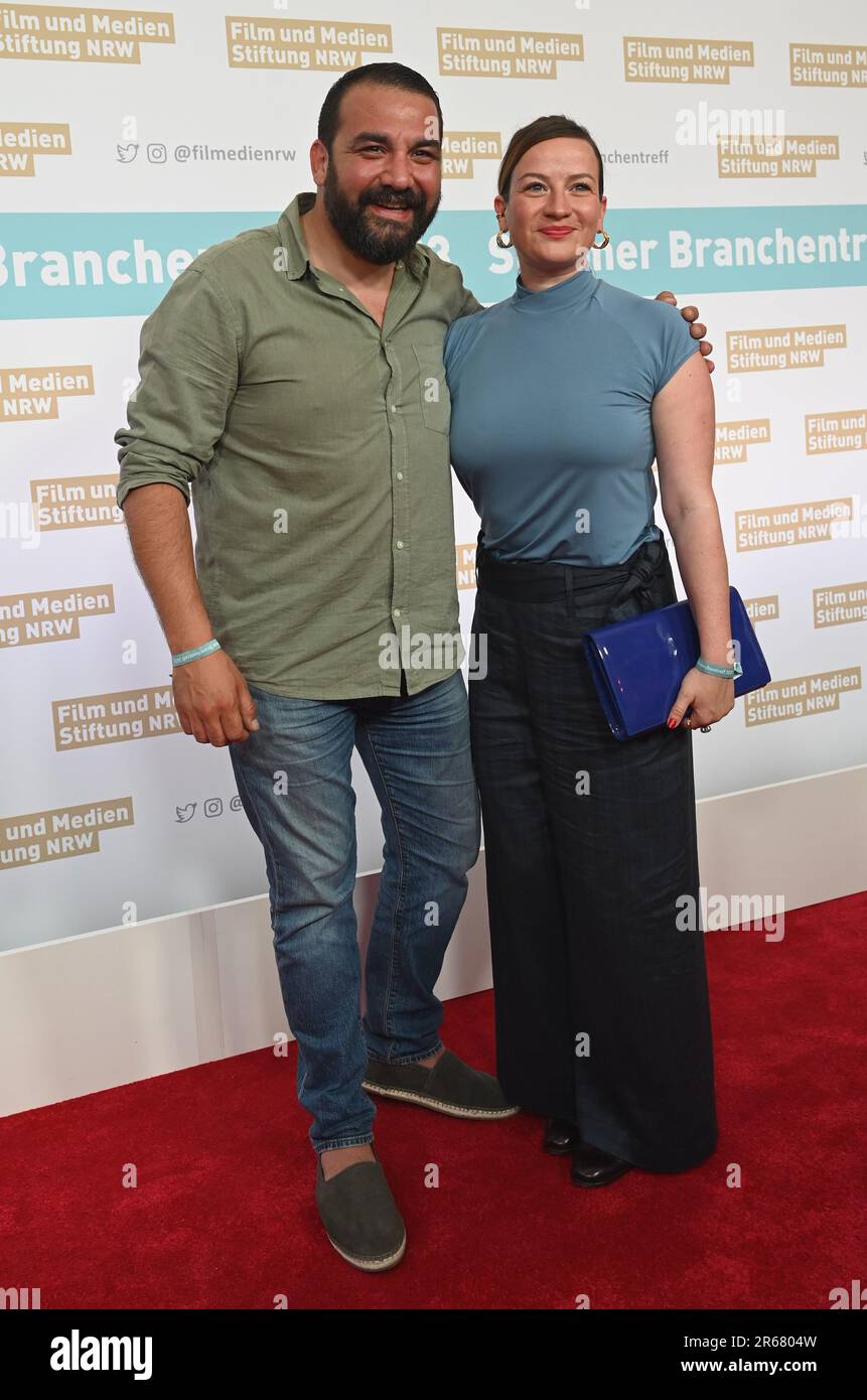 Cologne, Germany. 06th June, 2023. Actor Sahin Eryilmaz and Nina ...