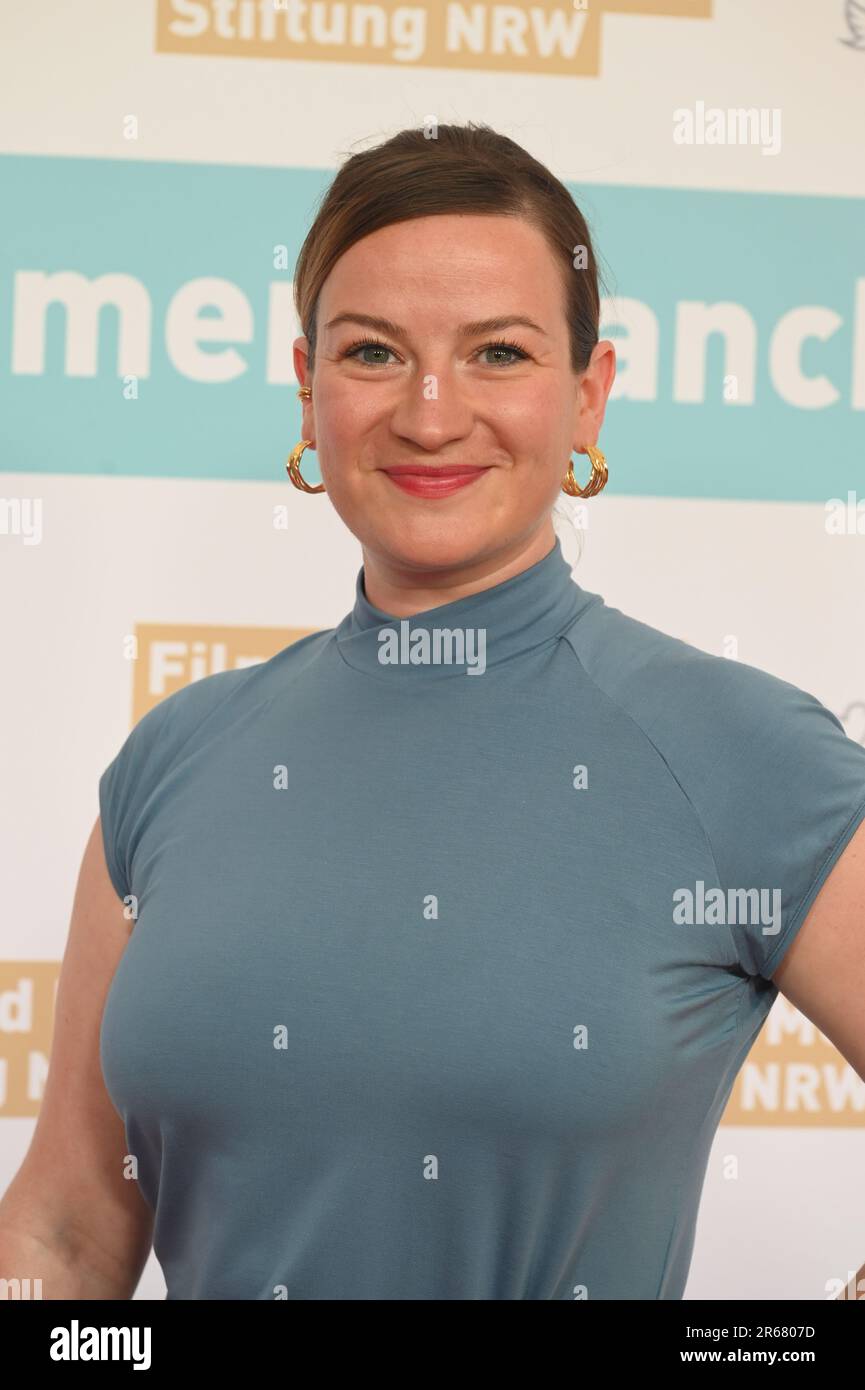 Cologne, Germany. 06th June, 2023. Actress Nina Gummich comes to the ...