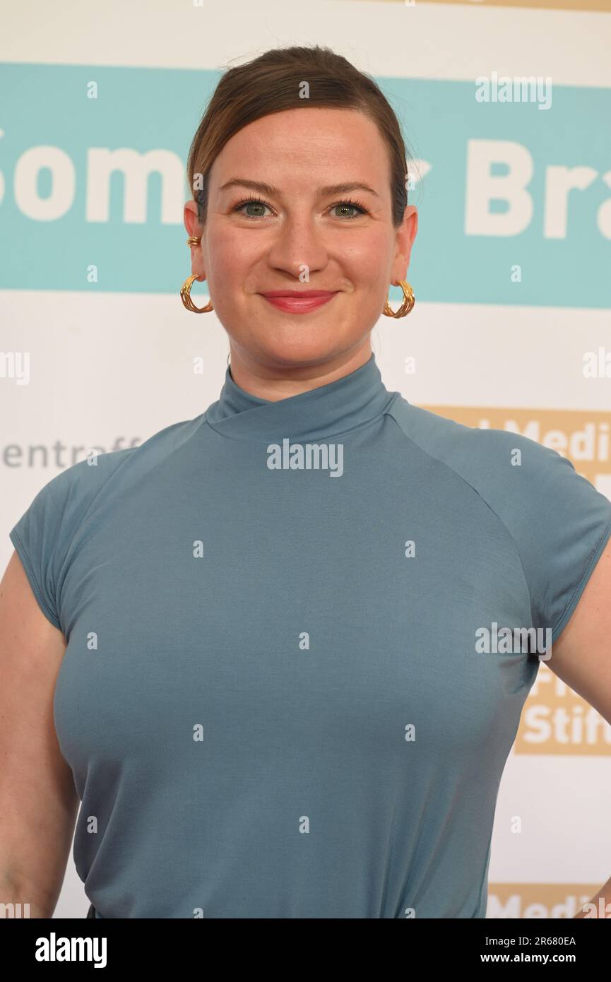 Cologne, Germany. 06th June, 2023. Actress Nina Gummich comes to the ...