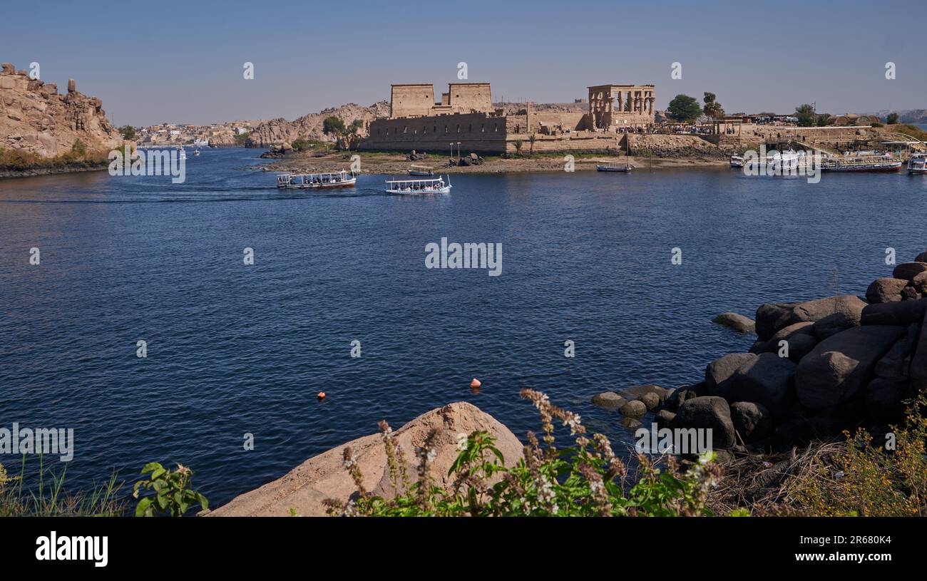 Philae Temple Complex An Island Based Temple Complex In The Reservoir Of The Aswan Low Dam