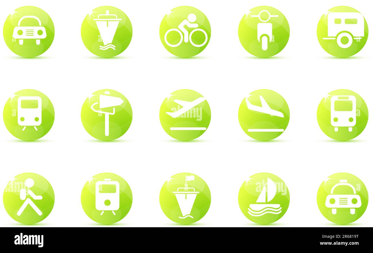 Transportation and Vehicle icons Stock Vector Image & Art - Alamy