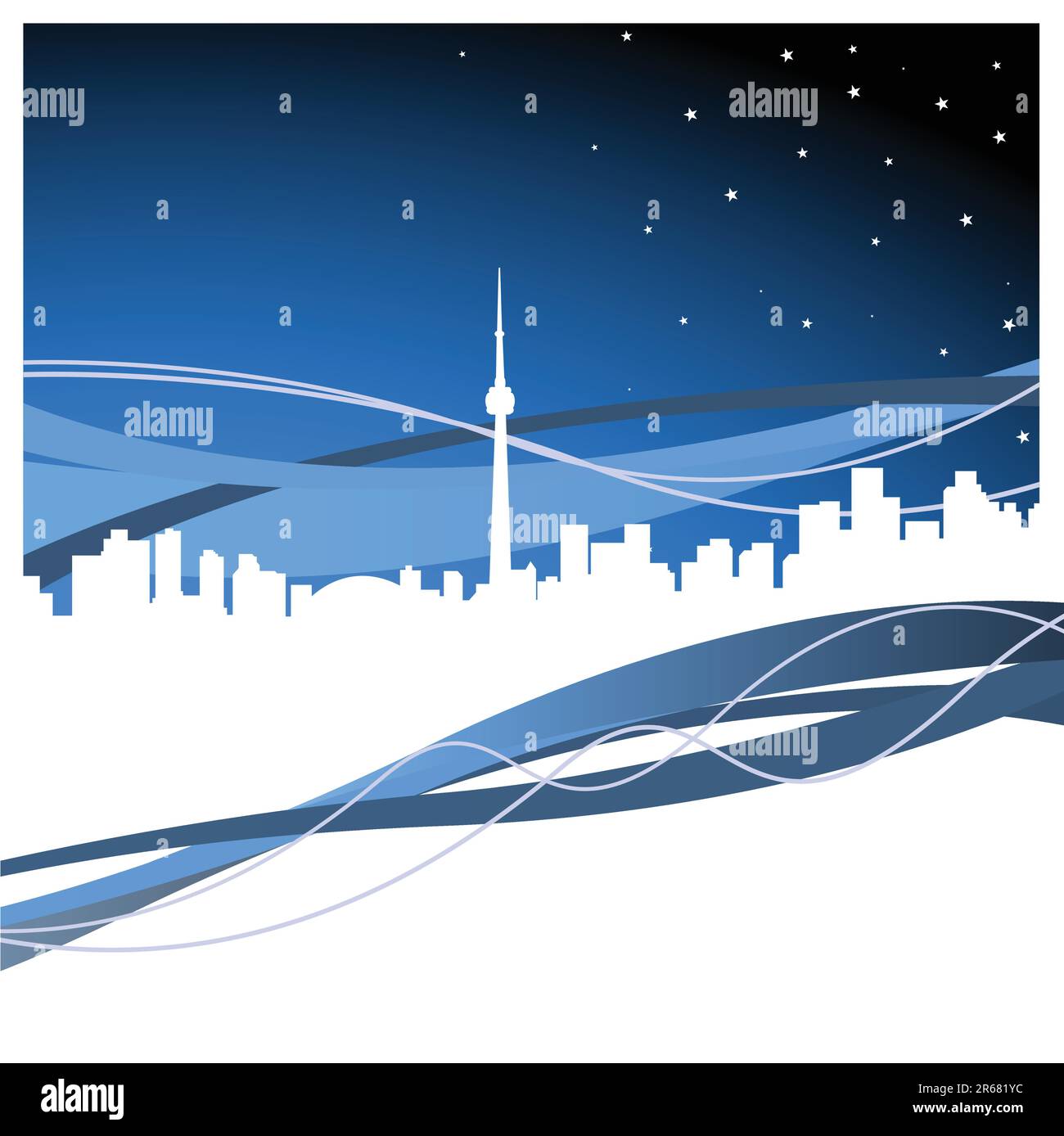 vector cityscape of Toronto Stock Vector Image & Art - Alamy