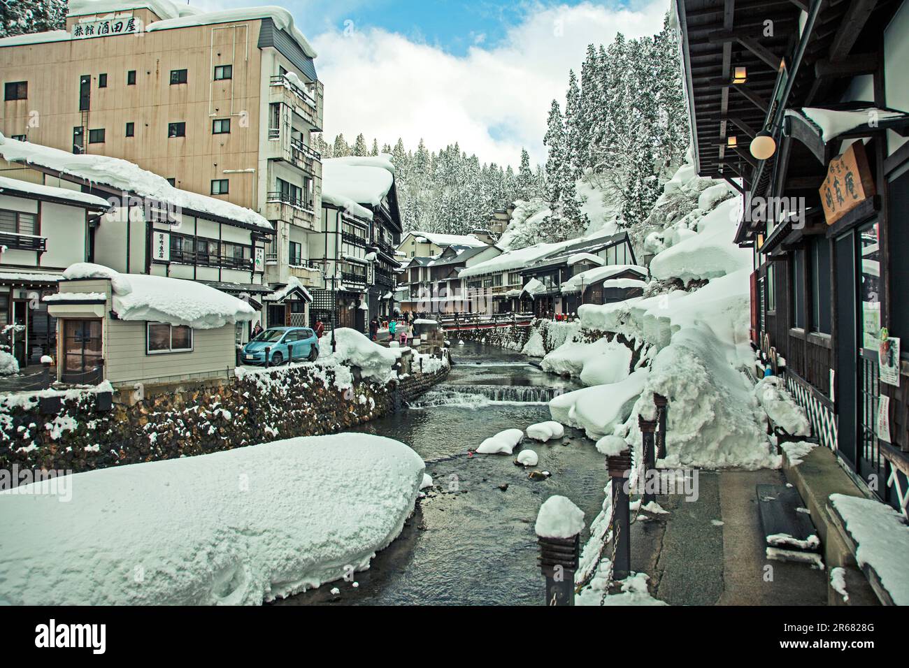 Ginzan onsen in yamagata hi-res stock photography and images - Alamy
