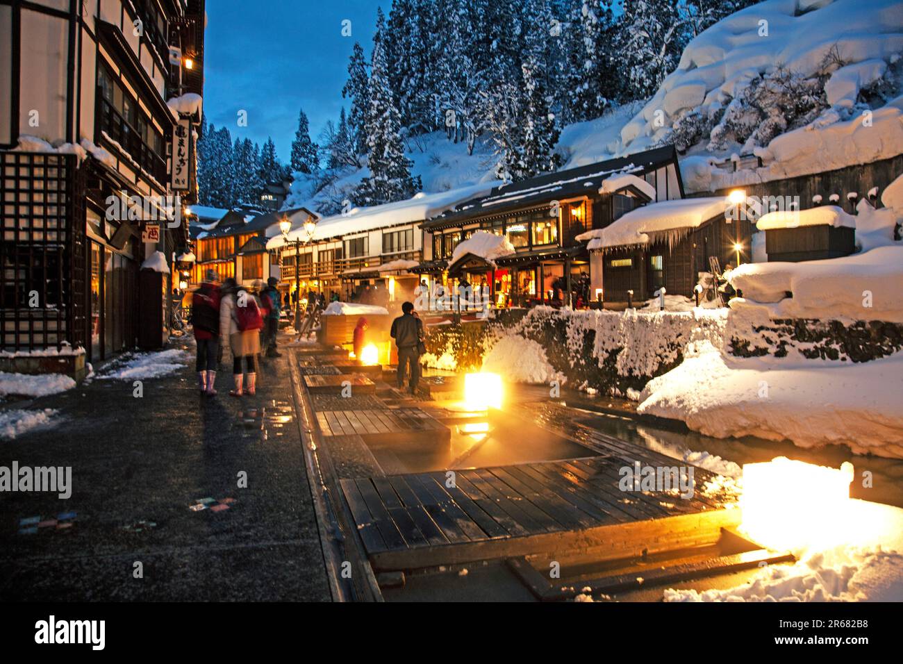 Ginzan onsen in yamagata hi-res stock photography and images - Alamy