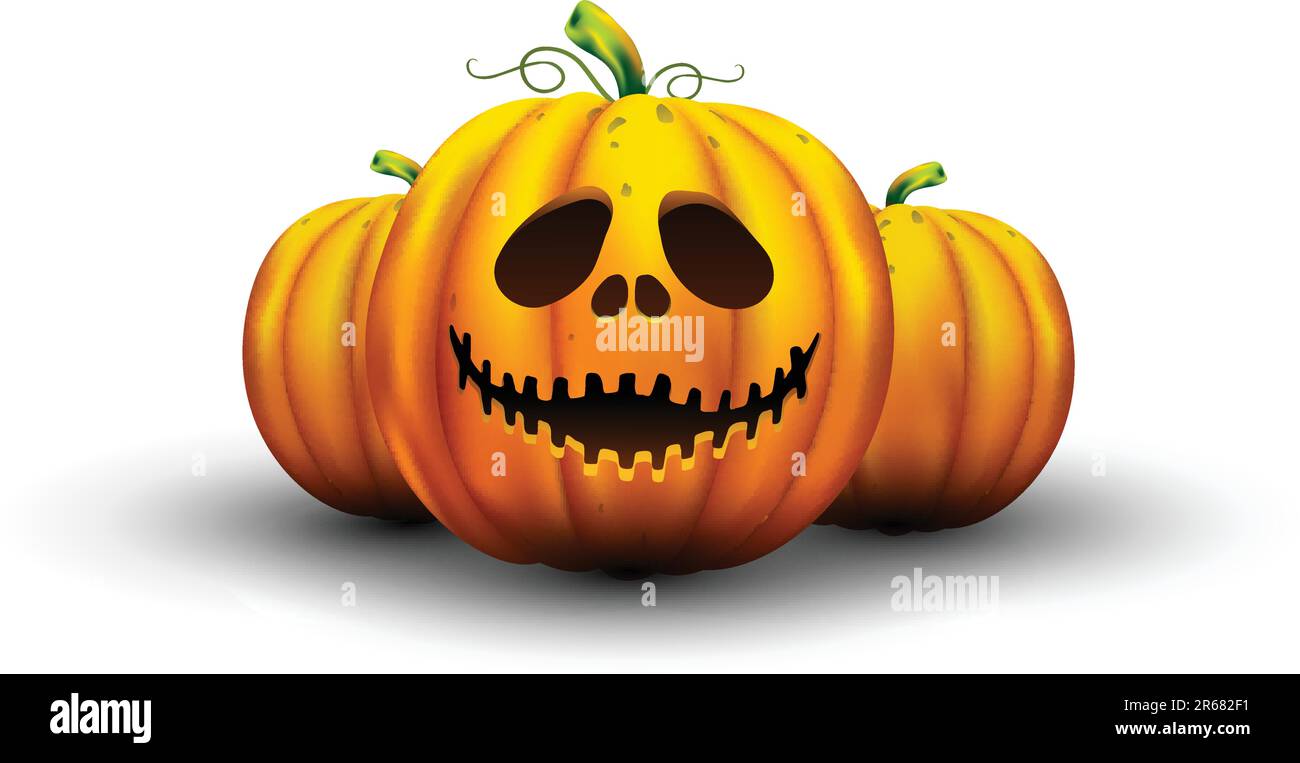 Happy halloween 3d vector Cut Out Stock Images & Pictures - Alamy