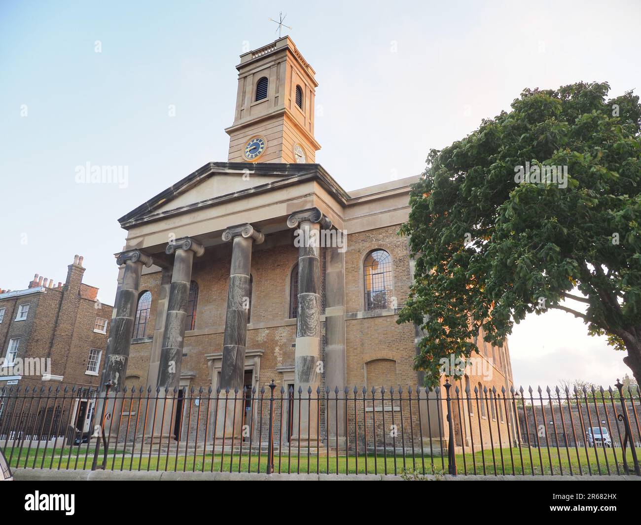 Sheerness, Kent, UK. 7th June, 2023. The sun sets on the completed ...