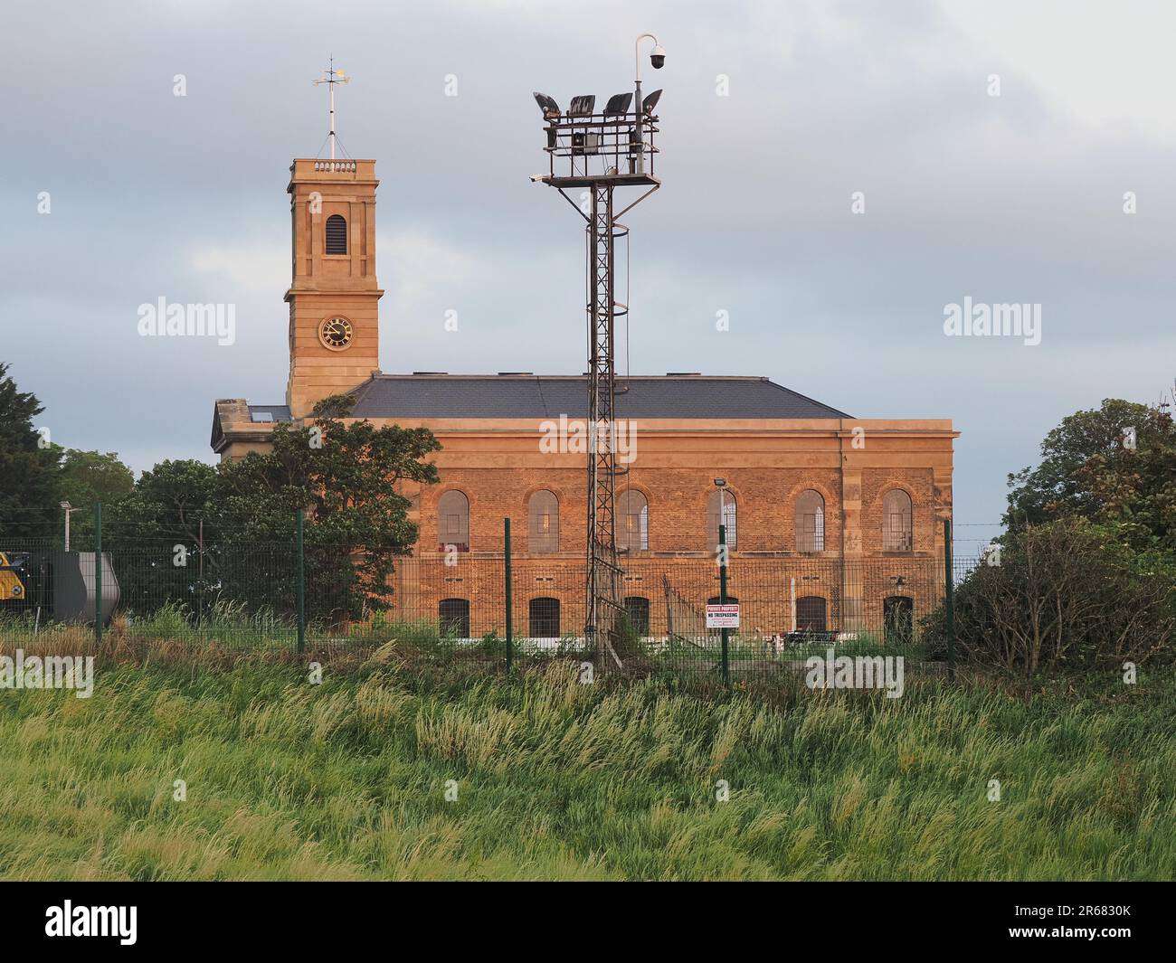Sheerness, Kent, UK. 7th June, 2023. The sun sets on the completed ...