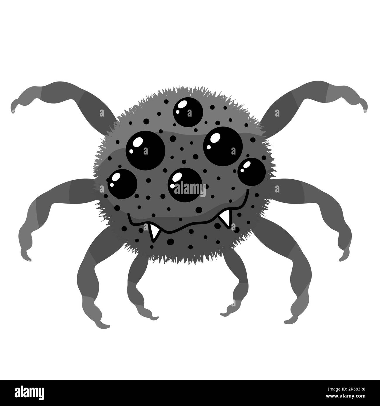 Cartoon monsters Halloween spider for wallpaper and fabrics and ...