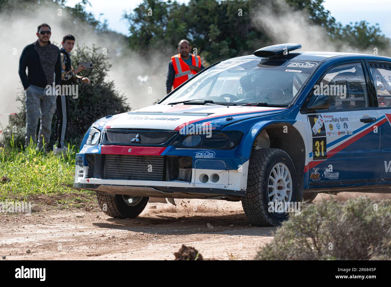 Mitsubishi lancer evo vii rally hi-res stock photography and images - Alamy