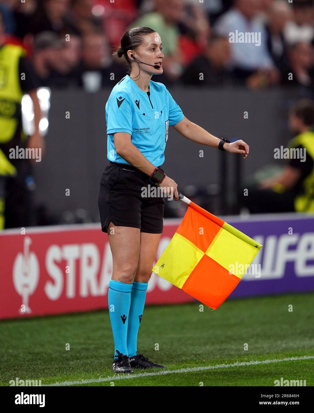 Assistant referee Guadalupe Porras Ayuso during the UEFA Europa ...