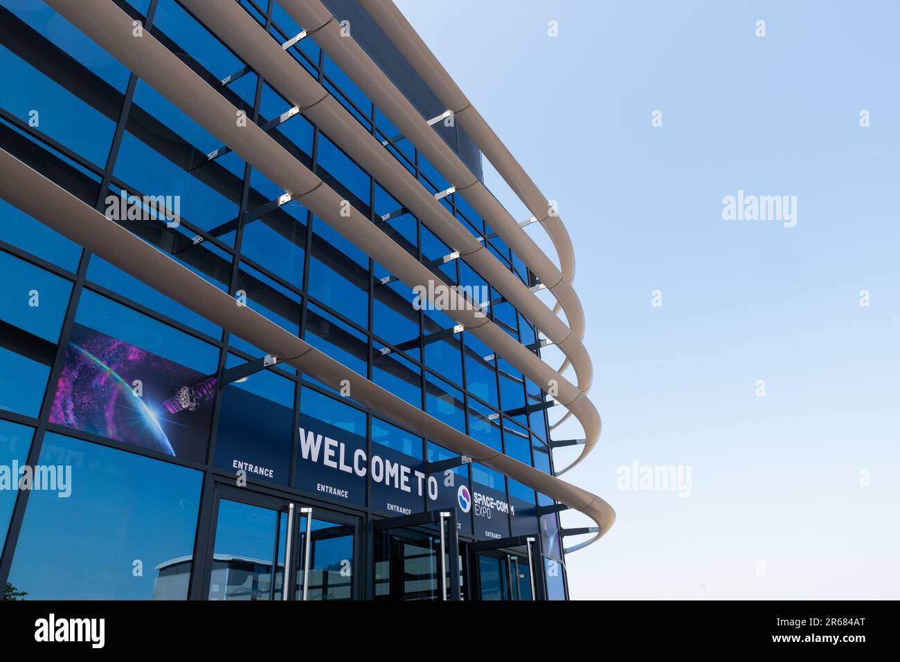 Space-Comm Expo 2023 space technology event in the Farnborough ...