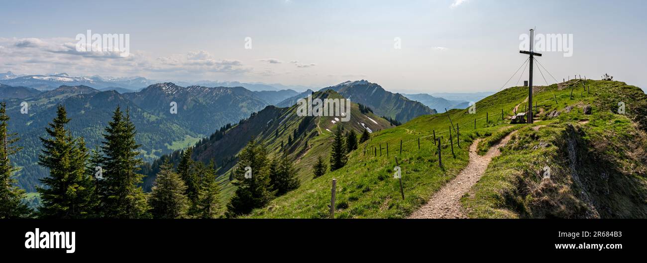 Beautiful Spring Hike at the Nagelfluhkette in Allgau from Gunzesried ...