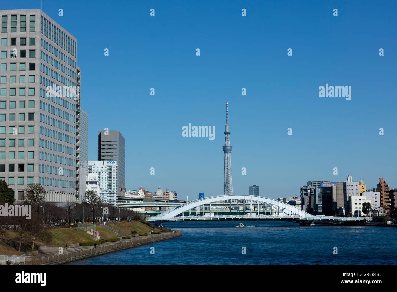 Eitai-bashi Bridge and Tokyo Sky Tree Stock Photo - Alamy