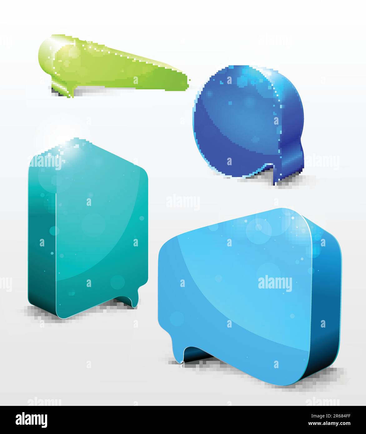 Shadow chat message bubbles icon hi-res stock photography and images ...