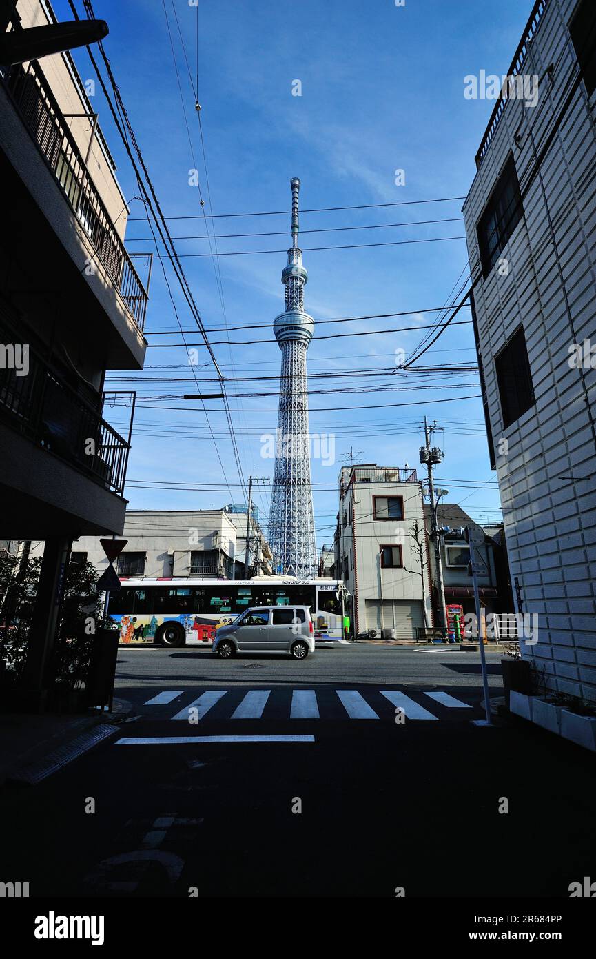 Tokyo Sky Tree from Mukojima Stock Photo - Alamy