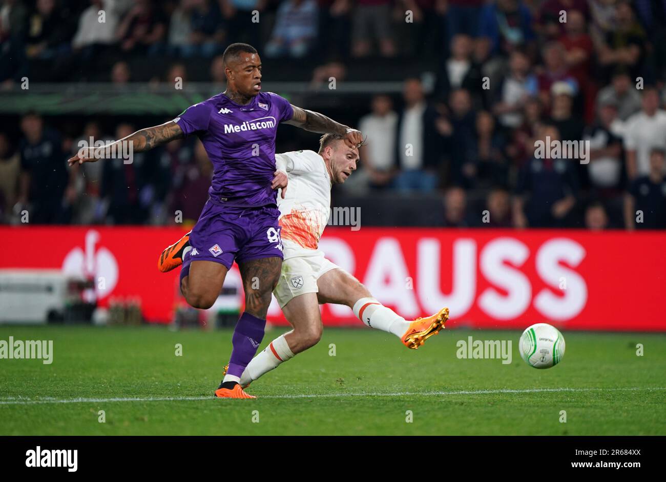 West Ham United's Jarrod Bowen scoring his sides second goal during the ...