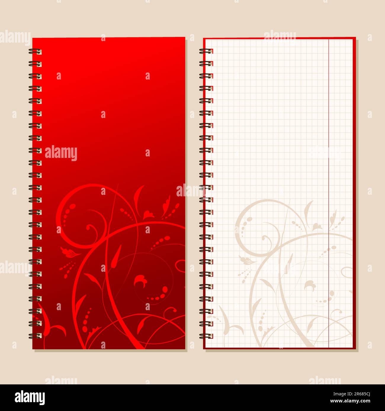 Leaf notebook Stock Vector Images - Alamy