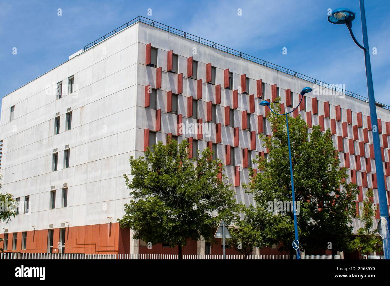 Seville, Spain - June 06, 2023 Architecture and cityscape of Cartuja ...