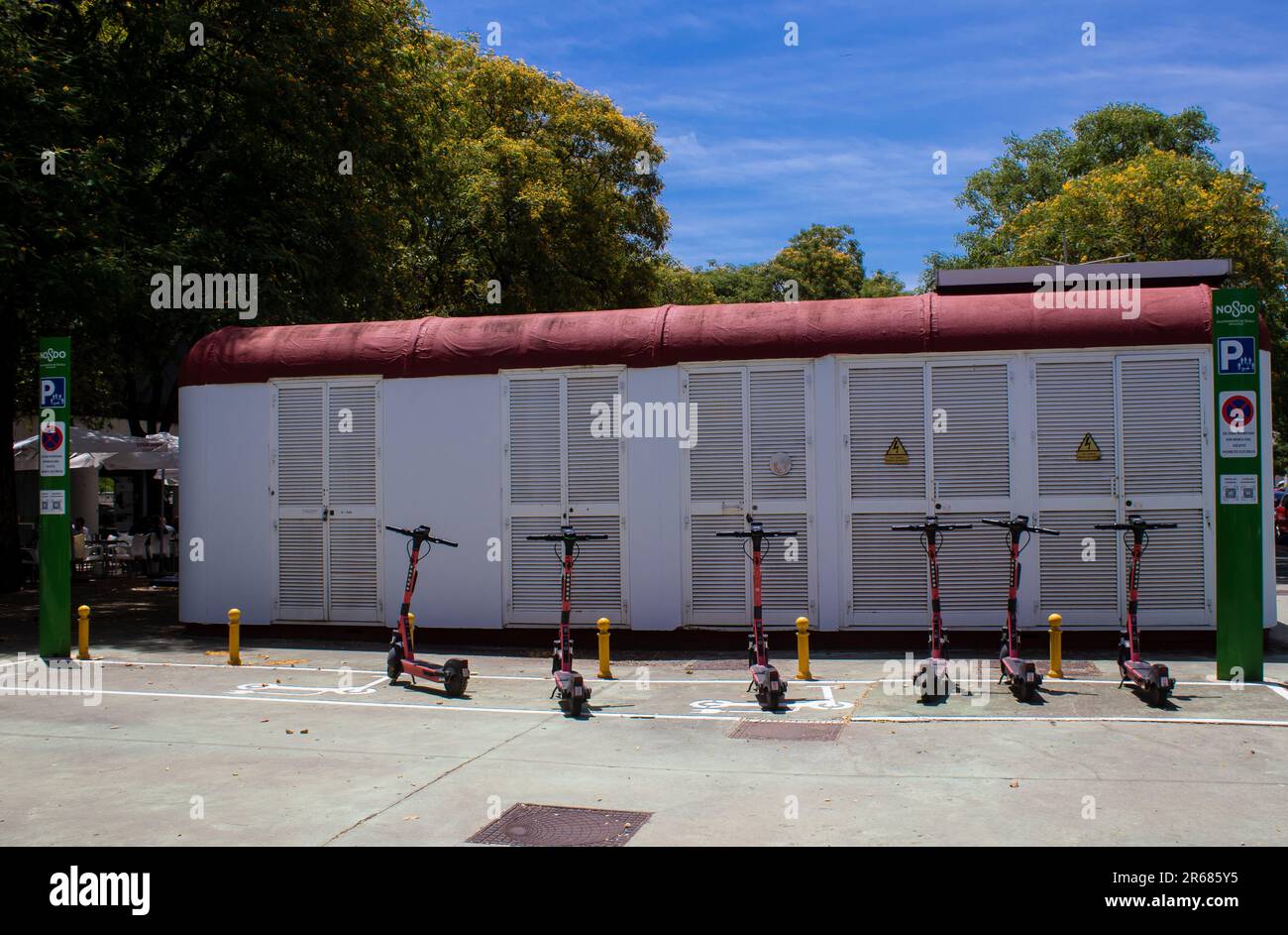 Children scooters spain hi-res stock photography and images - Alamy