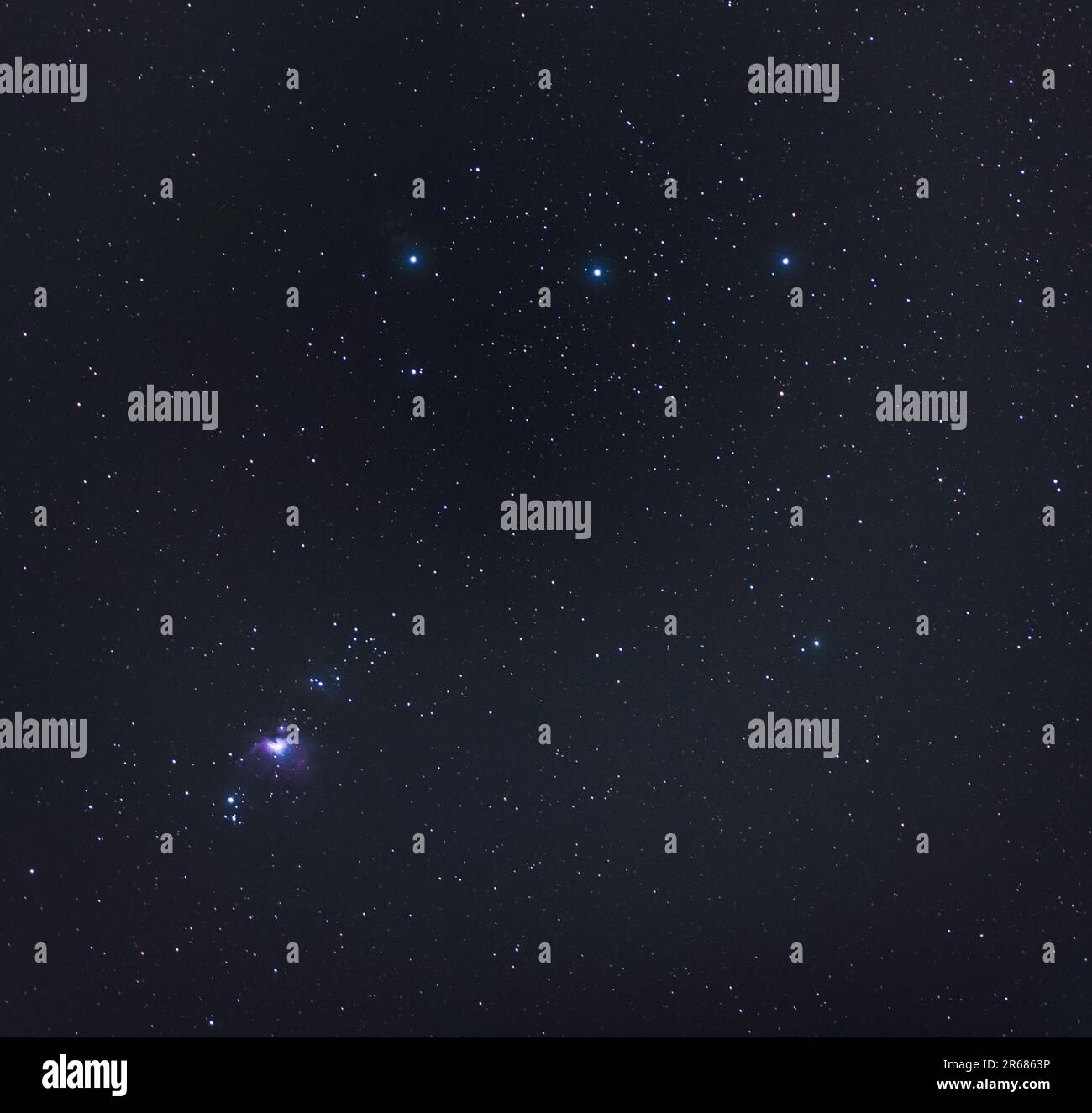 Astrophotography and star trails featuring the Orion Constellation ...