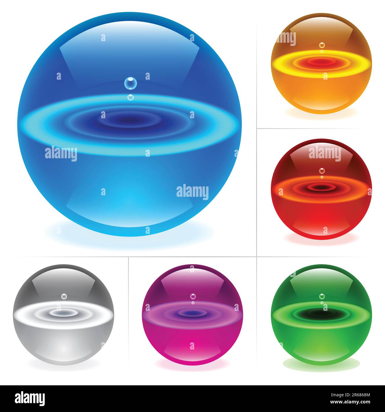 Draw water color on Stock Vector Images - Alamy