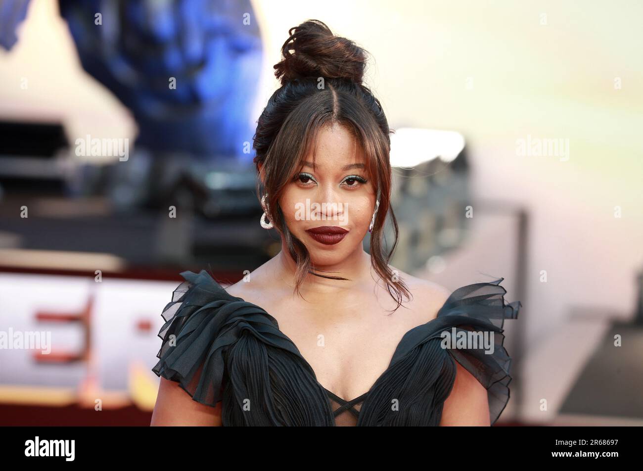 Dominique Fishback attends the "Transformers: Rise Of The Beasts ...